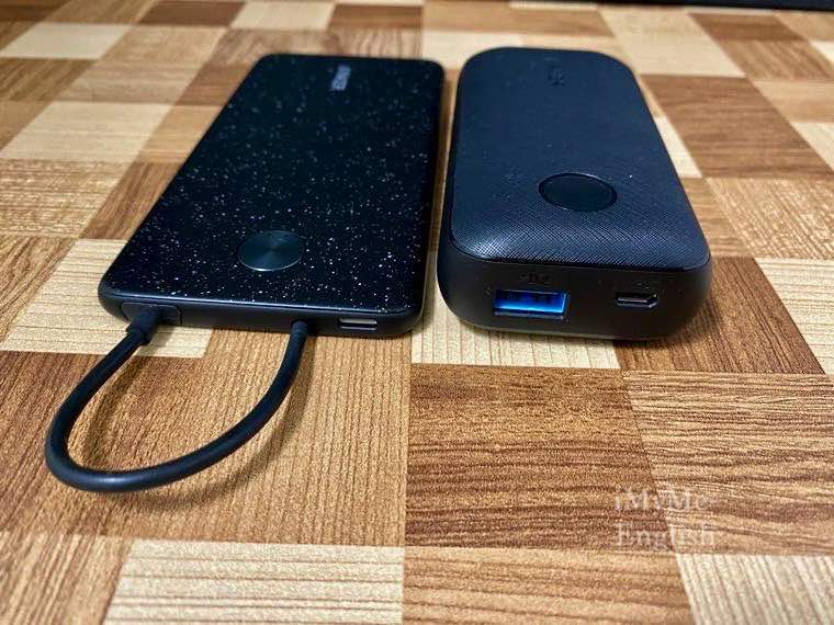 【レビュー】薄さ7.5mmのモバイルバッテリーAnker 「PowerCore III Slim 5000」【Lightning ケーブル内蔵 ...